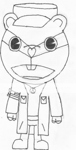 Coloring Pages Of Happy Tree Friends Flippy Coloring Pages